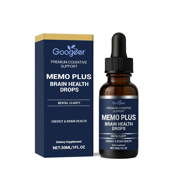 Buy Brain Health Drops Googeer Memo Plus for Focus & Memory